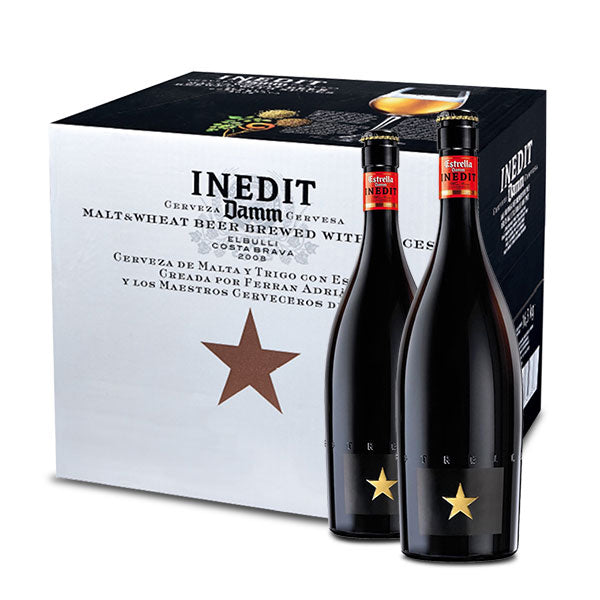 Estrella Damm, Inedit, Wheat Beer, Spain, 750 ML - The Bottles BKK